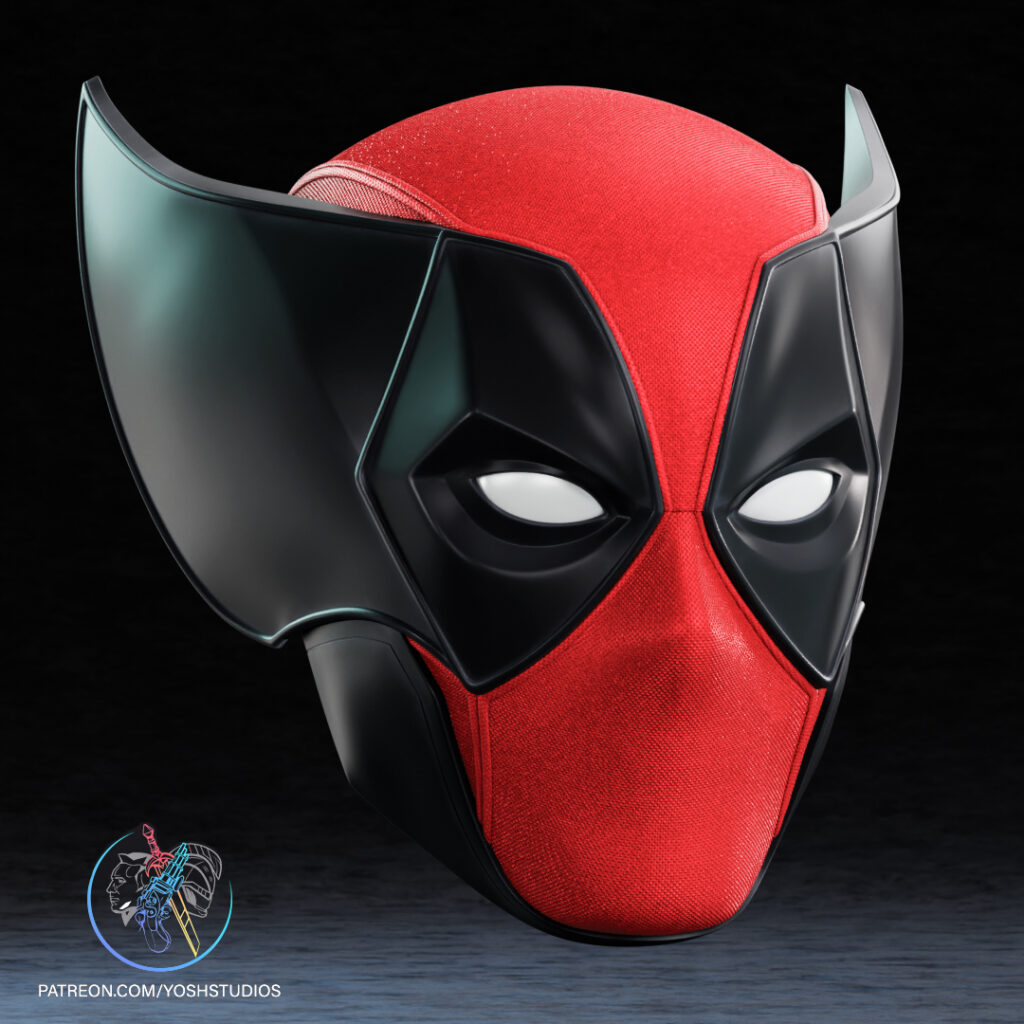 Wolverine Deadpool Mask 3D Print File STL – Yosh Studios