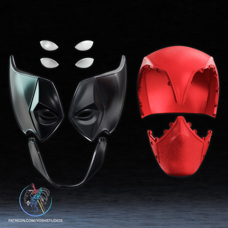 Wolverine Deadpool Mask 3D Print File STL – Yosh Studios