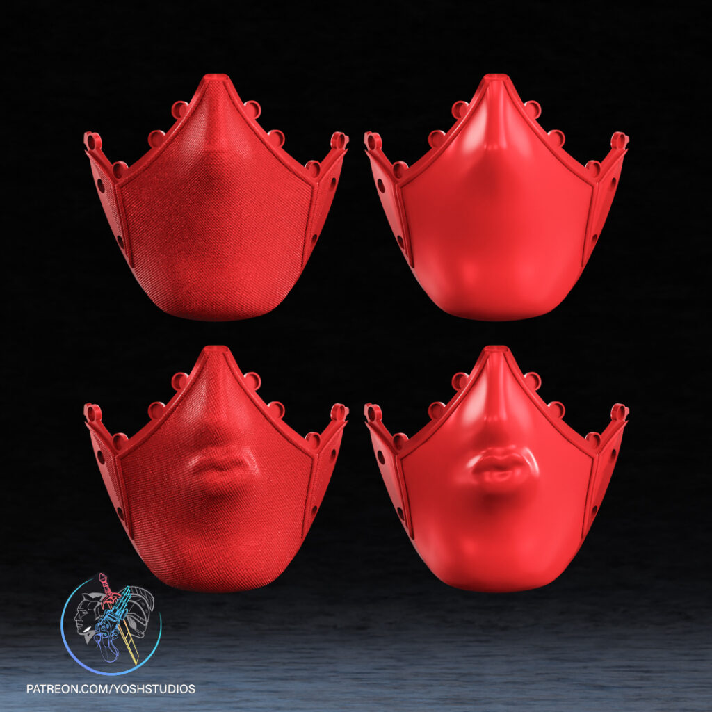 Wolverine Deadpool Mask 3D Print File STL – Yosh Studios