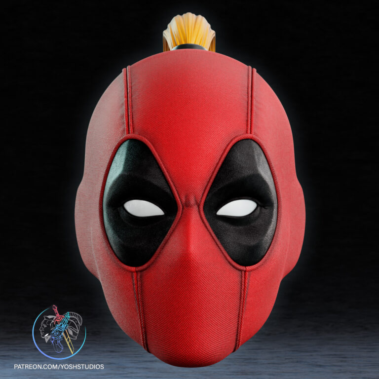 Comic Lady Deadpool Mask 3d Printer File STL – Yosh Studios