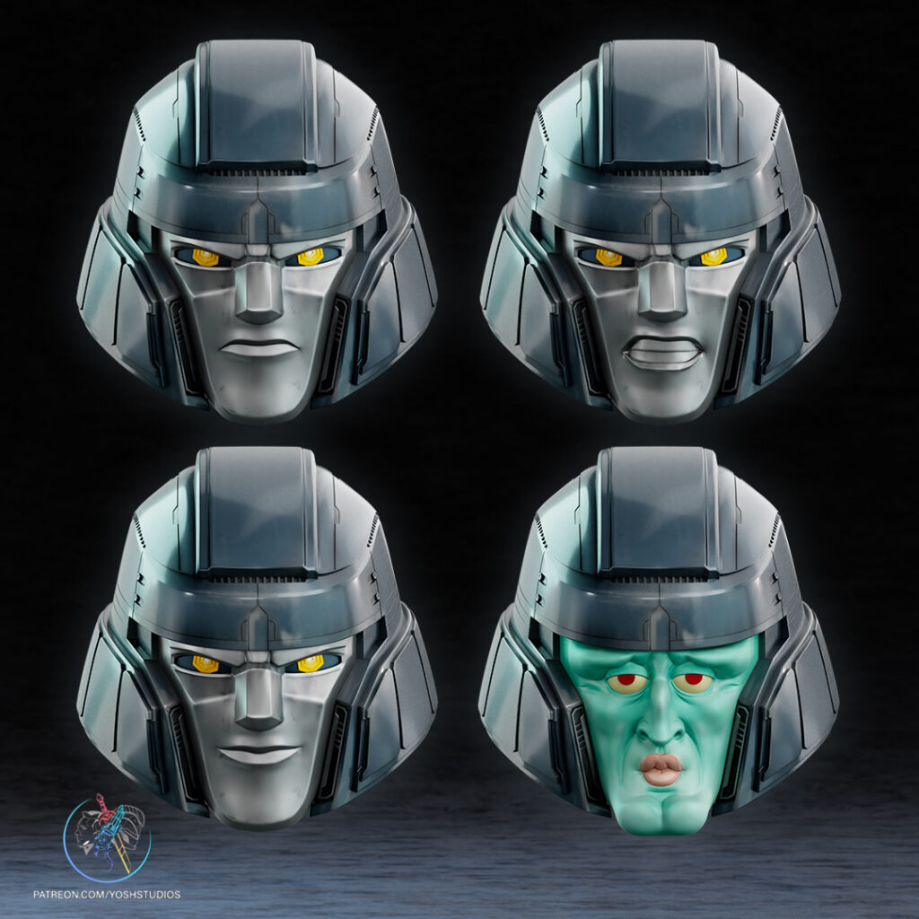 Megatron One Mask 3D Printer STL File – Yosh Studios