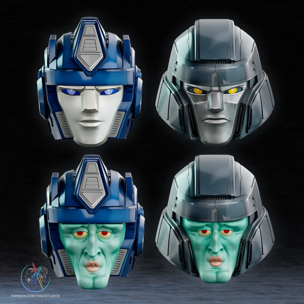 Megatron One Mask 3D Printer STL File – Yosh Studios