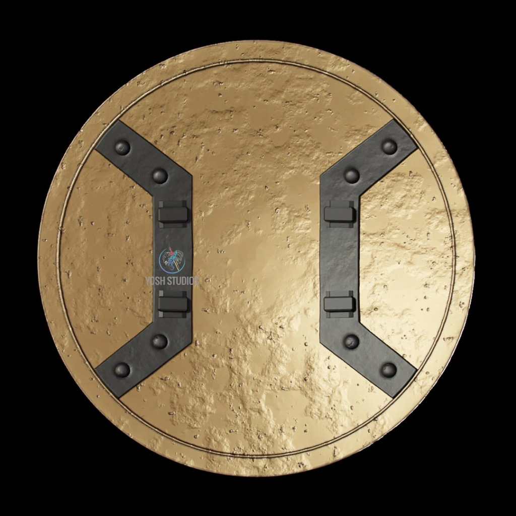 Hawk Shield 3D Print File STL – Yosh Studios