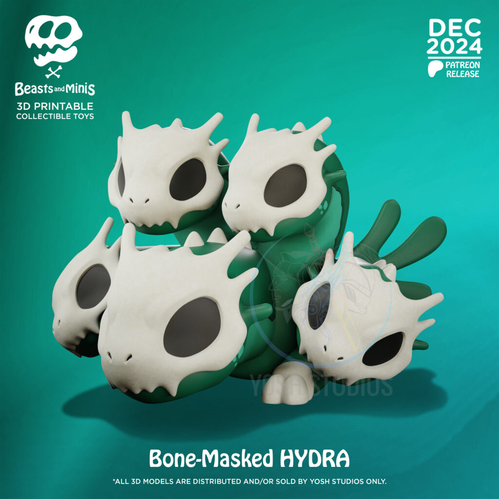 Hydra Mini 3D Printer STL File – Yosh Studios