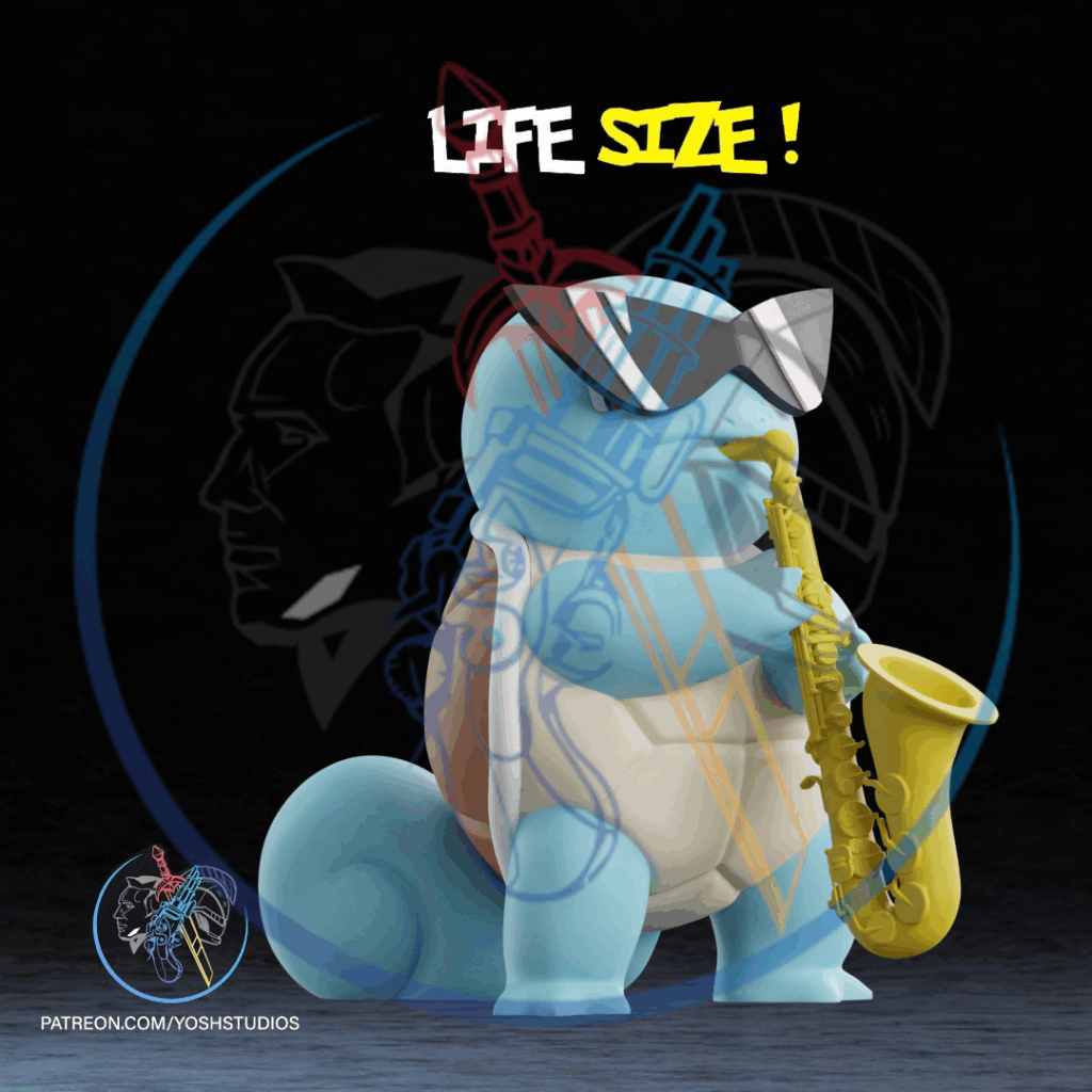 Life Size #0007 3D Printer STL File – Yosh Studios