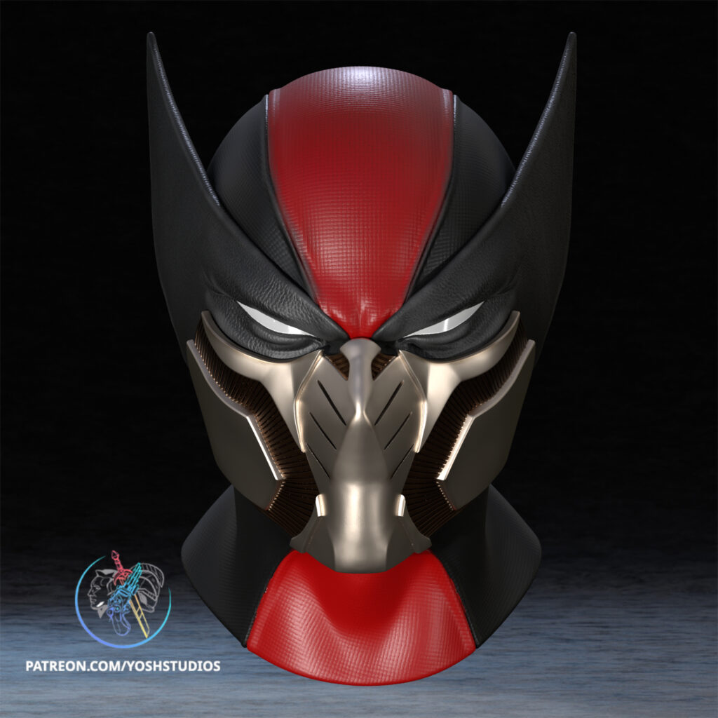 Ultimate Wolverine Mask 3D Printer File STL – Yosh Studios