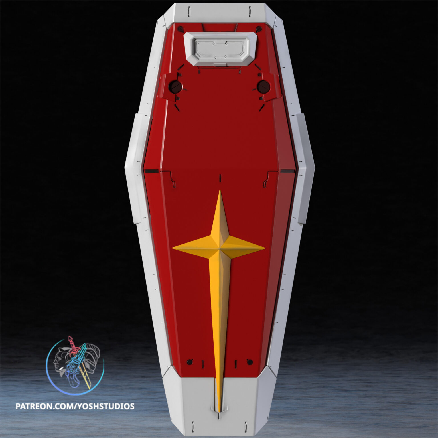 RX-78 Gundam Shield 3D Printer STL File – Yosh Studios