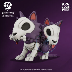 Cerberus Beast Mini 3D Printer File STL – Yosh Studios
