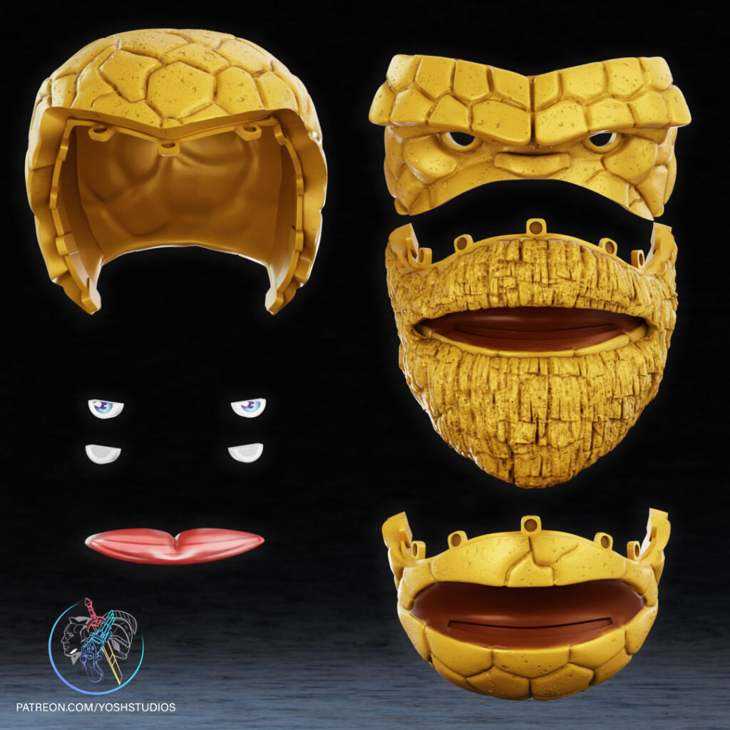 Comic Thing Mask 3D Printer STL File – Yosh Studios